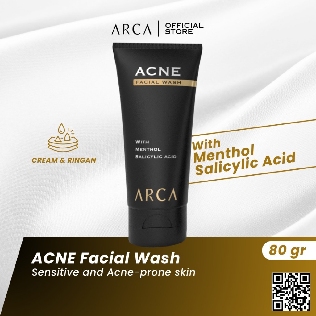 Jual ARCA Acne Facial Wash - Sabun Cuci Muka Pria Berjerawat | Shopee ...
