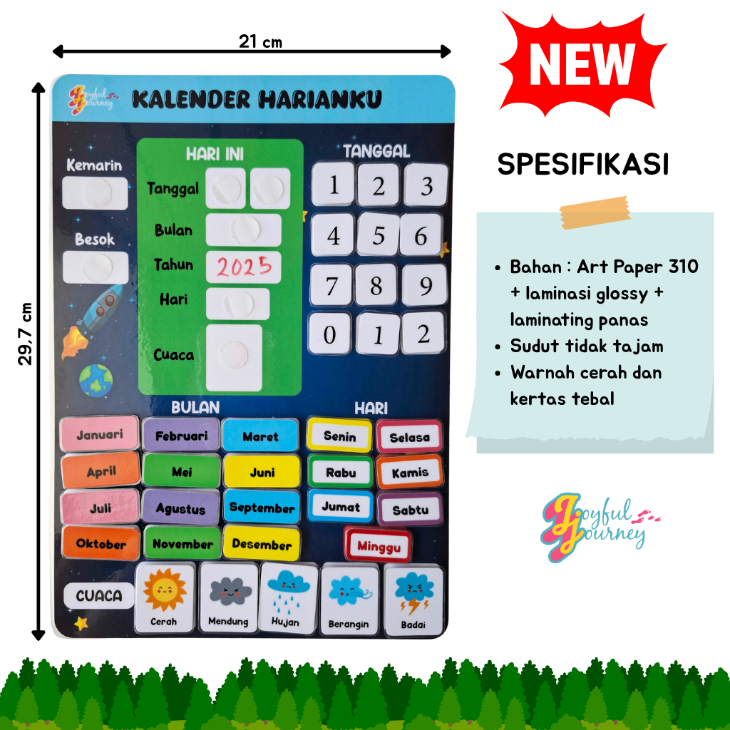 Jual NEW!!! LEBIH TEBAL A4 Aktivitas Kalender Anak My Activity Calender ...