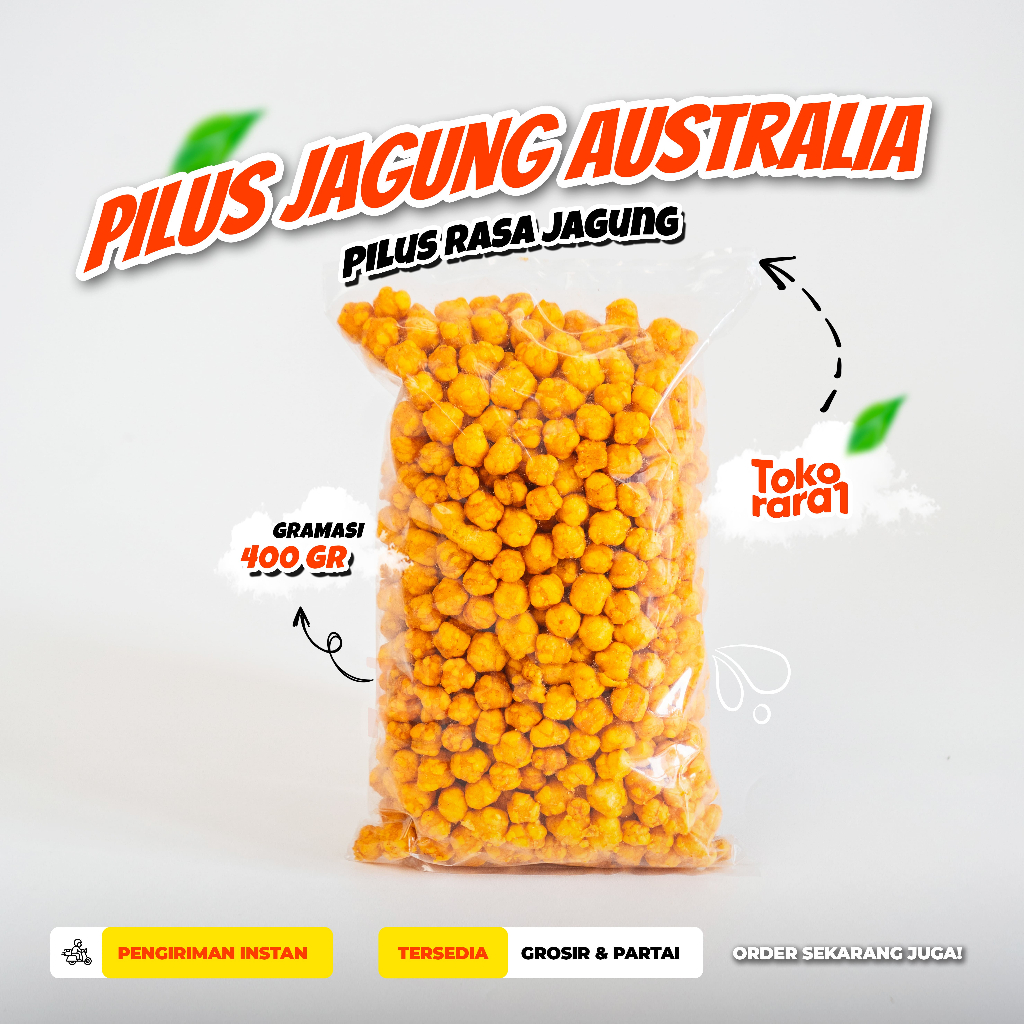 Jual PILUS JAGUNG 400gr / PILUS AUSTRALI / PILUS AUSTRALIA / PILUS ...