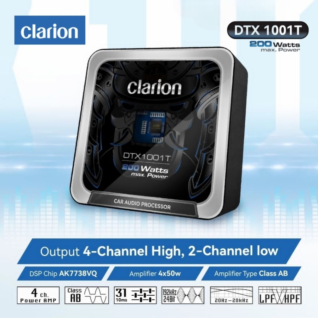 Jual Clarion DTX-1001T / DXT1001T - Digital Signal Processor DSP ...