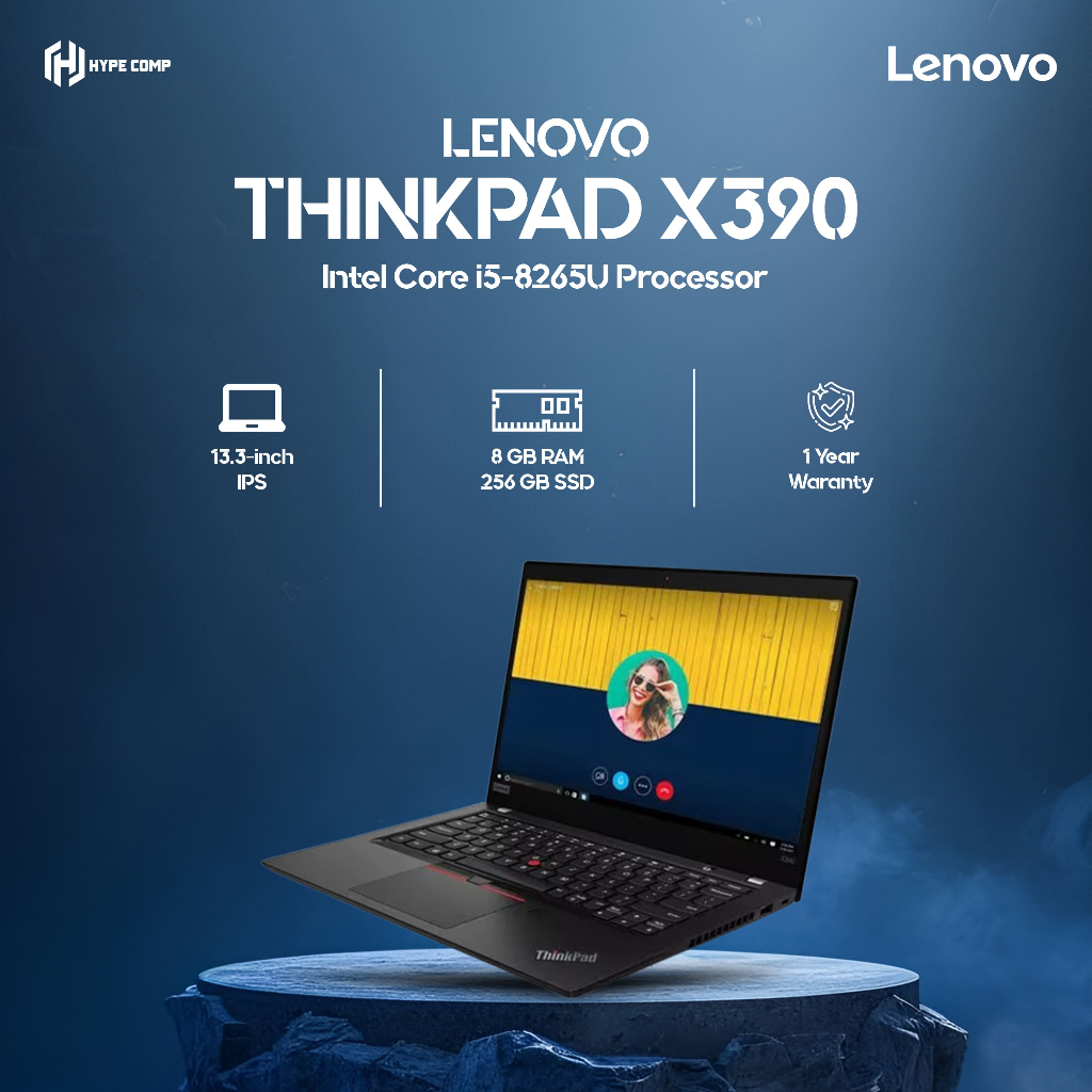 Jual Laptop Lenovo Thinkpad X390 Intel Core i5 Gen 8 RAM 8 SSD 256GB ...