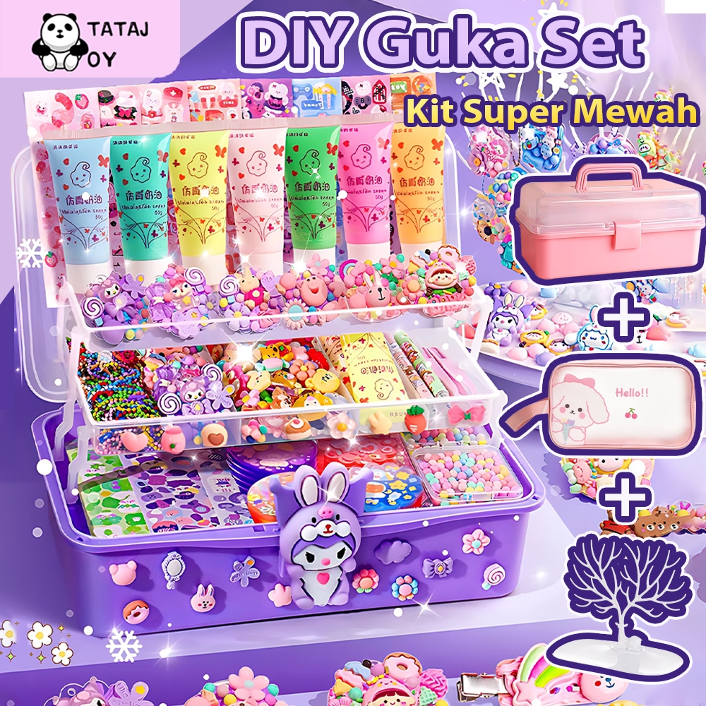 Jual Tatajoy Mewah DIY Guka Set DIY Gantungan Kunci DIY Keychain Guka ...