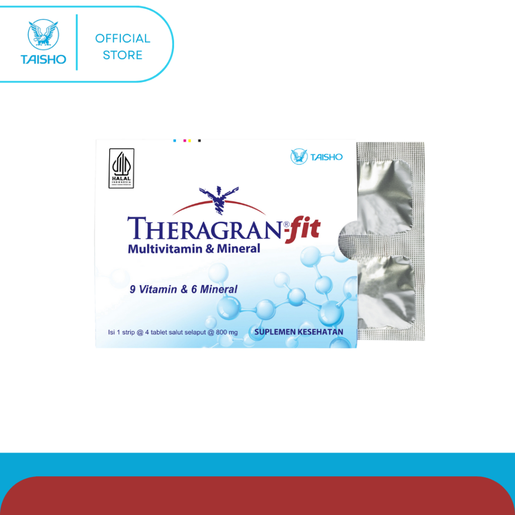 Jual Theragran Fit 4 Tablet - Multivitamin & Mineral Daya Tahan Tubuh ...
