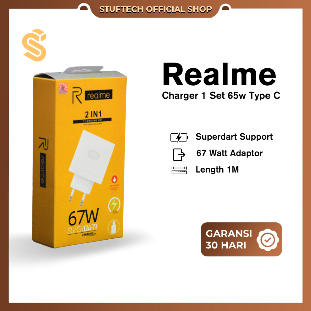 Jual CHARGER REALME 67 WATT TYPE C | SUPERDART FAST CHARGING | Shopee ...
