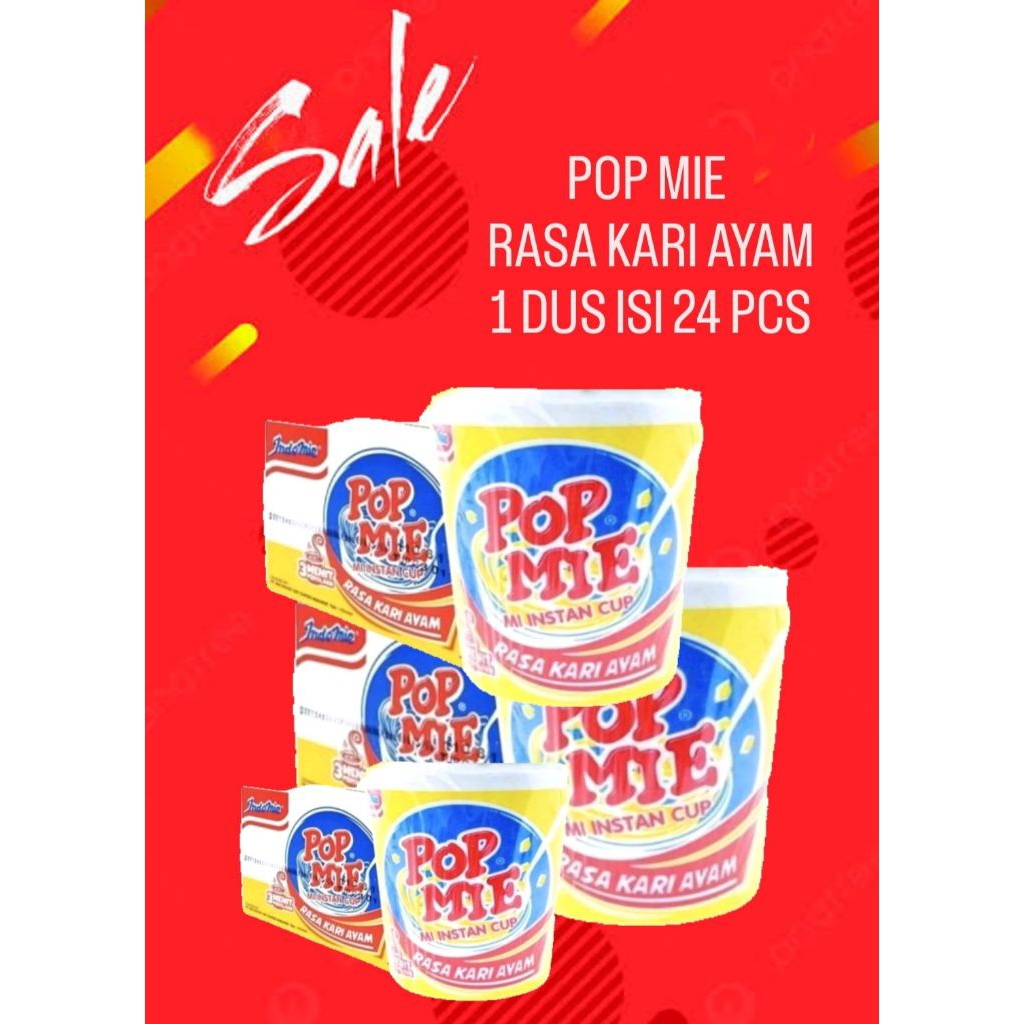 Jual POP MIE RASA KARI AYAM 1 DUS ISI 24 PCS | Shopee Indonesia