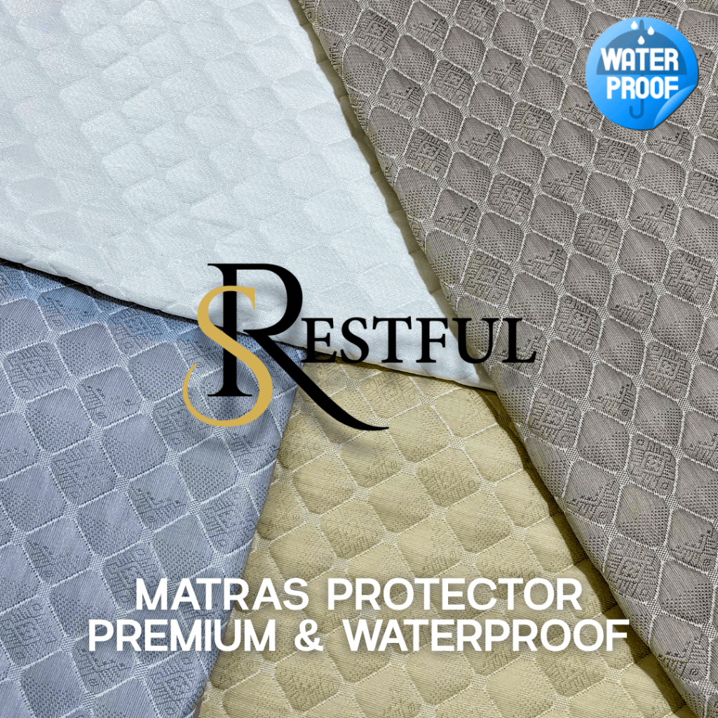 Jual Premium Mattress Protector Waterproof Restful/ Pelindung Kasur ...