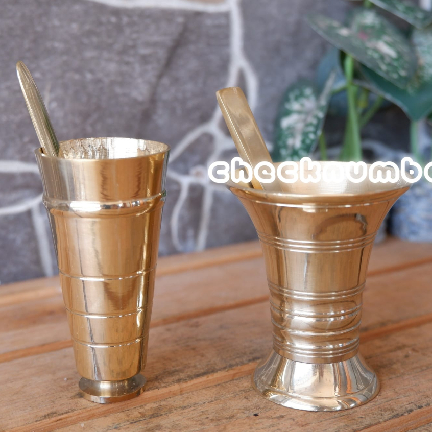 Jual Cocoh Kuningan Antik Tumbukan Kinang Kuningan Asli | Shopee Indonesia