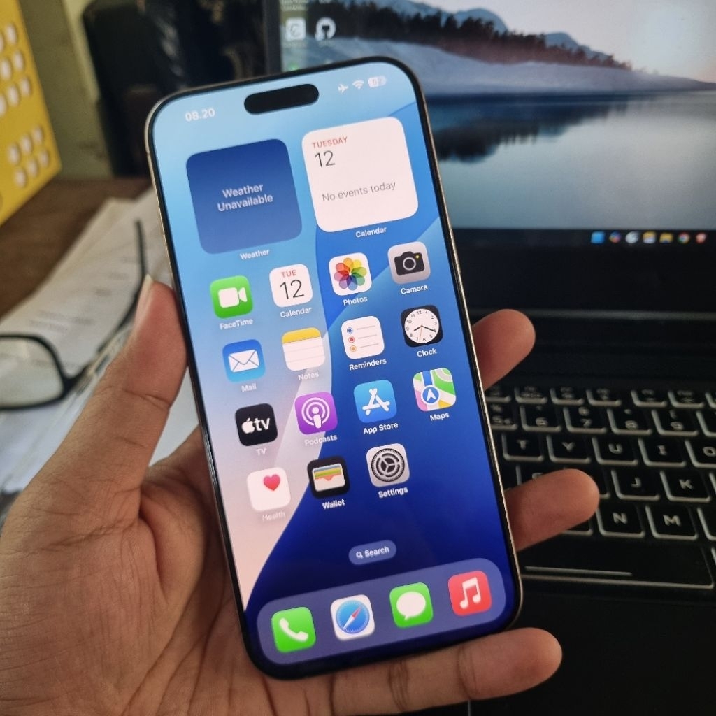 Jual IP 16 PRO MAX 256GB DESERT TITANIUM BYPASS WIFI | Shopee Indonesia