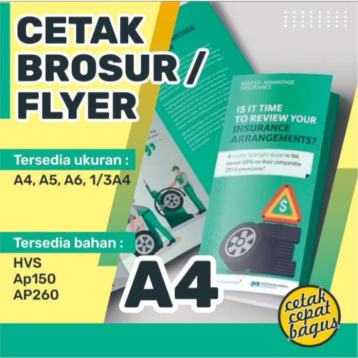 Jual Brosur/Cetak Brosur/Flyer - A4 21x30 (1 Sisi ) |Murah|Colour/Warna | Shopee Indonesia