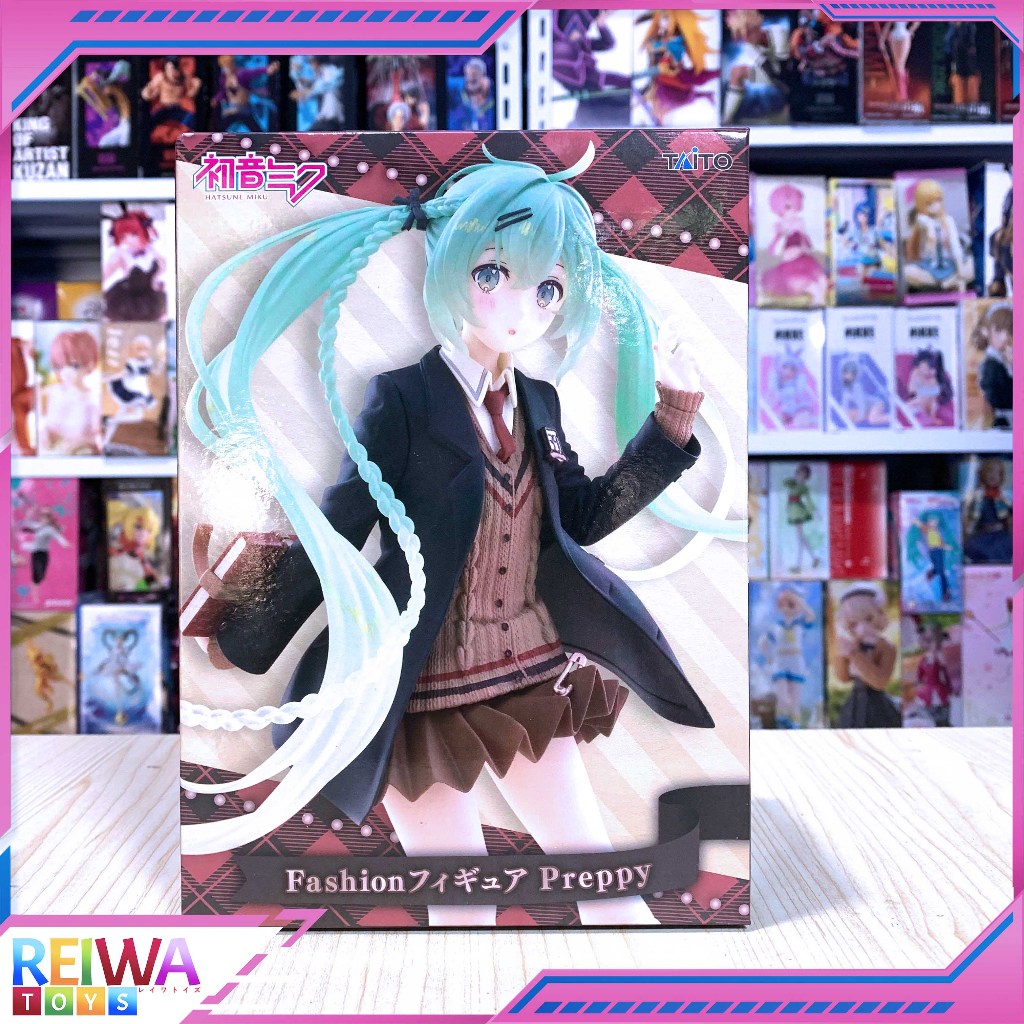 Jual Fashion Figure Hatsune Miku - Preppy Ver. Vocaloid (18cm) | Shopee ...