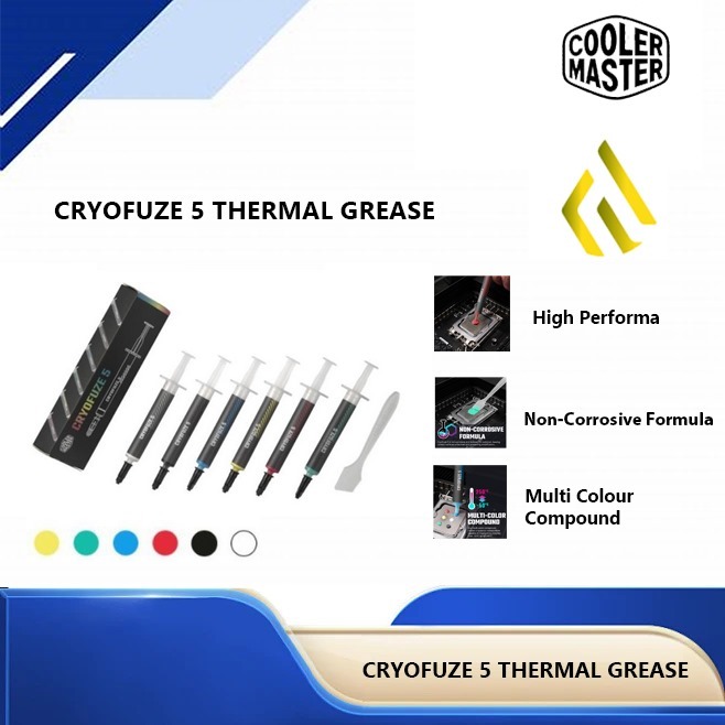 Jual Cooler Master CRYOFUZE 5 - Thermal Paste with Multi Color Compound ...