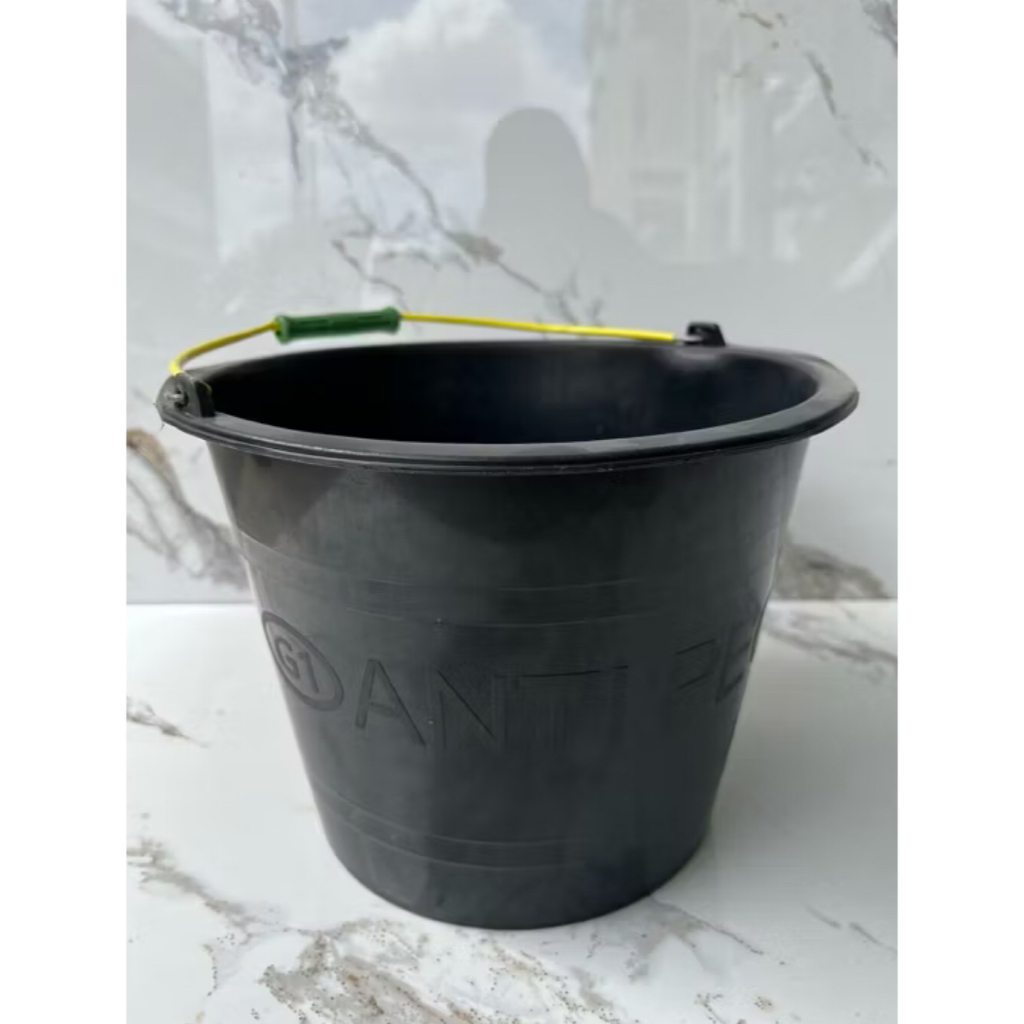 Jual Ember Plastik Hitam Tebal / Timba Cor Anti Pecah Murah 18 Liter ...