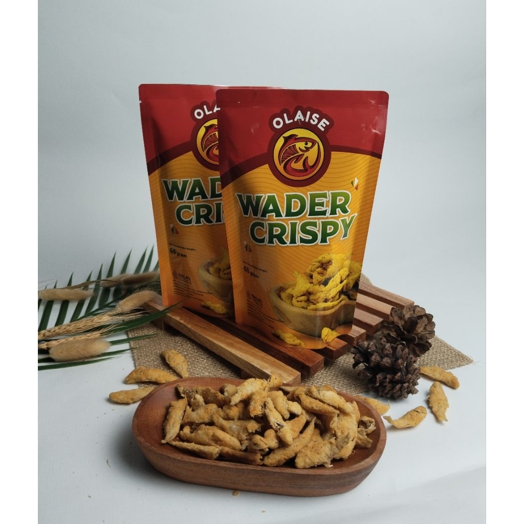 Jual Wader Crispy Pedas Olaiser 65 gr Fish Crispy Riz | Shopee Indonesia