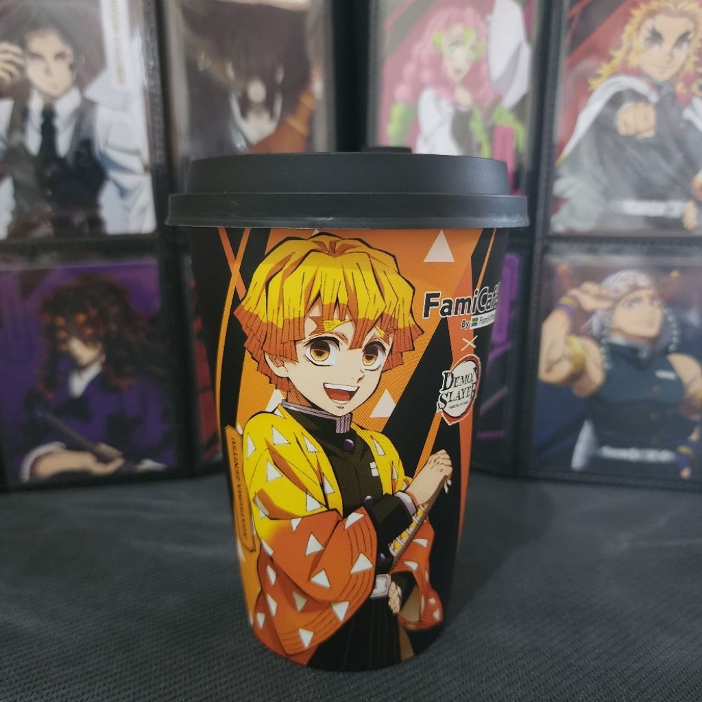 Jual Family Mart x Demon Slayer Cup Gelas FamiCafe Agatsuma Zenitsu ...
