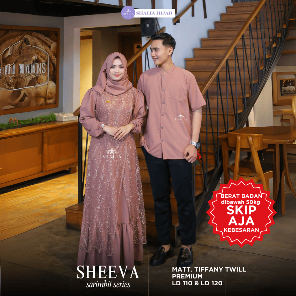 Jual Shalia Hijab - Sheeva Baju Couple pasangan set kemeja dan gamis ...
