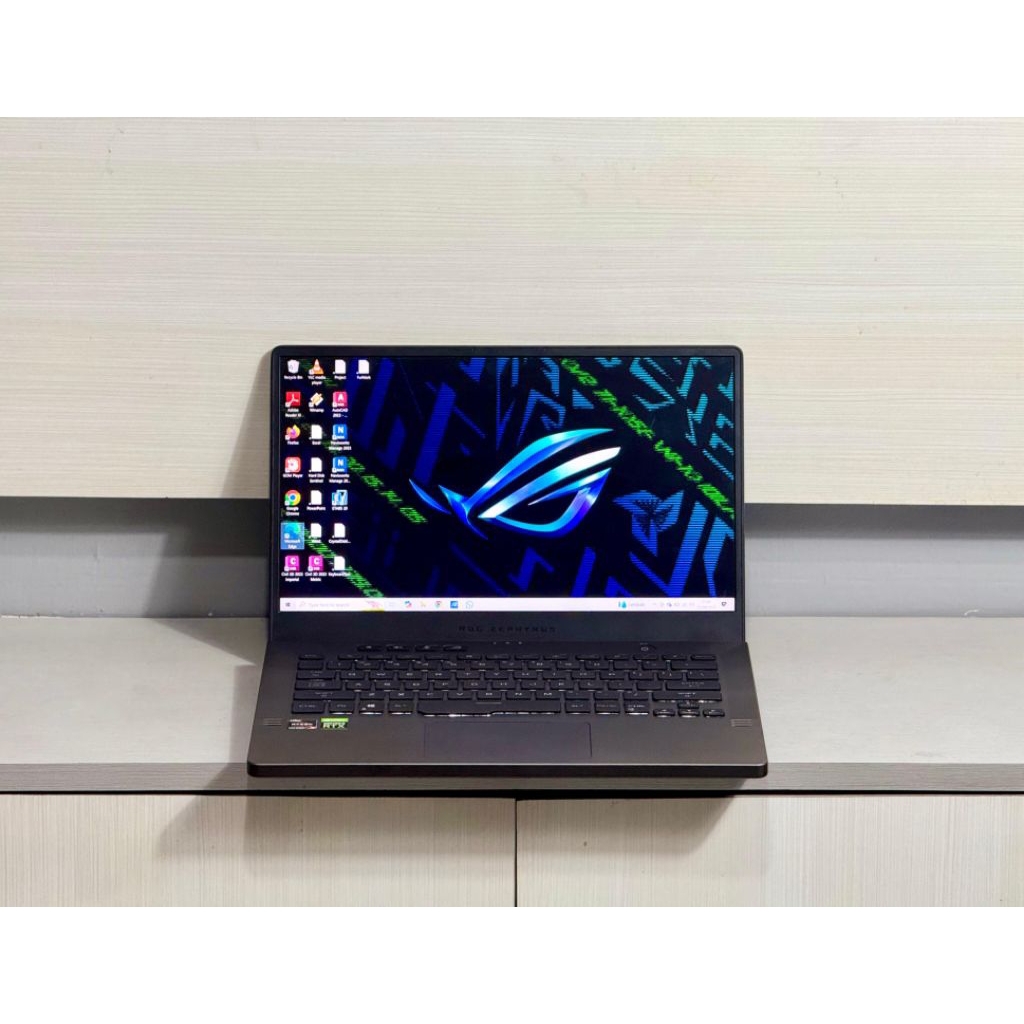 Jual LAPTOP GAMING ASUS ROG ZEPHYRUS ANIMATRIX G14 GA401QM R9/R7-5900HS ...