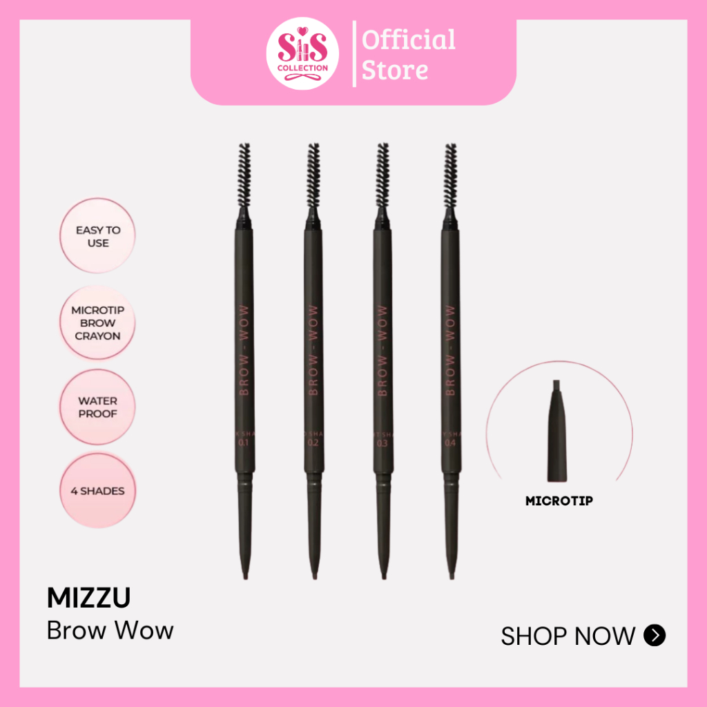 Jual SIS COLLECTION || MIZZU Eye Brow Wow | Pensil Alis Dengan Spoolie ...