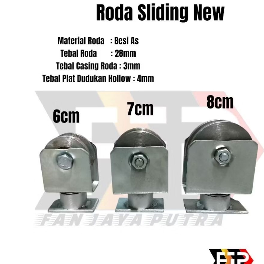 Jual Roda Sliding New Heavy Duty Roda Sliding Pintu Pagar Besi | Roda ...