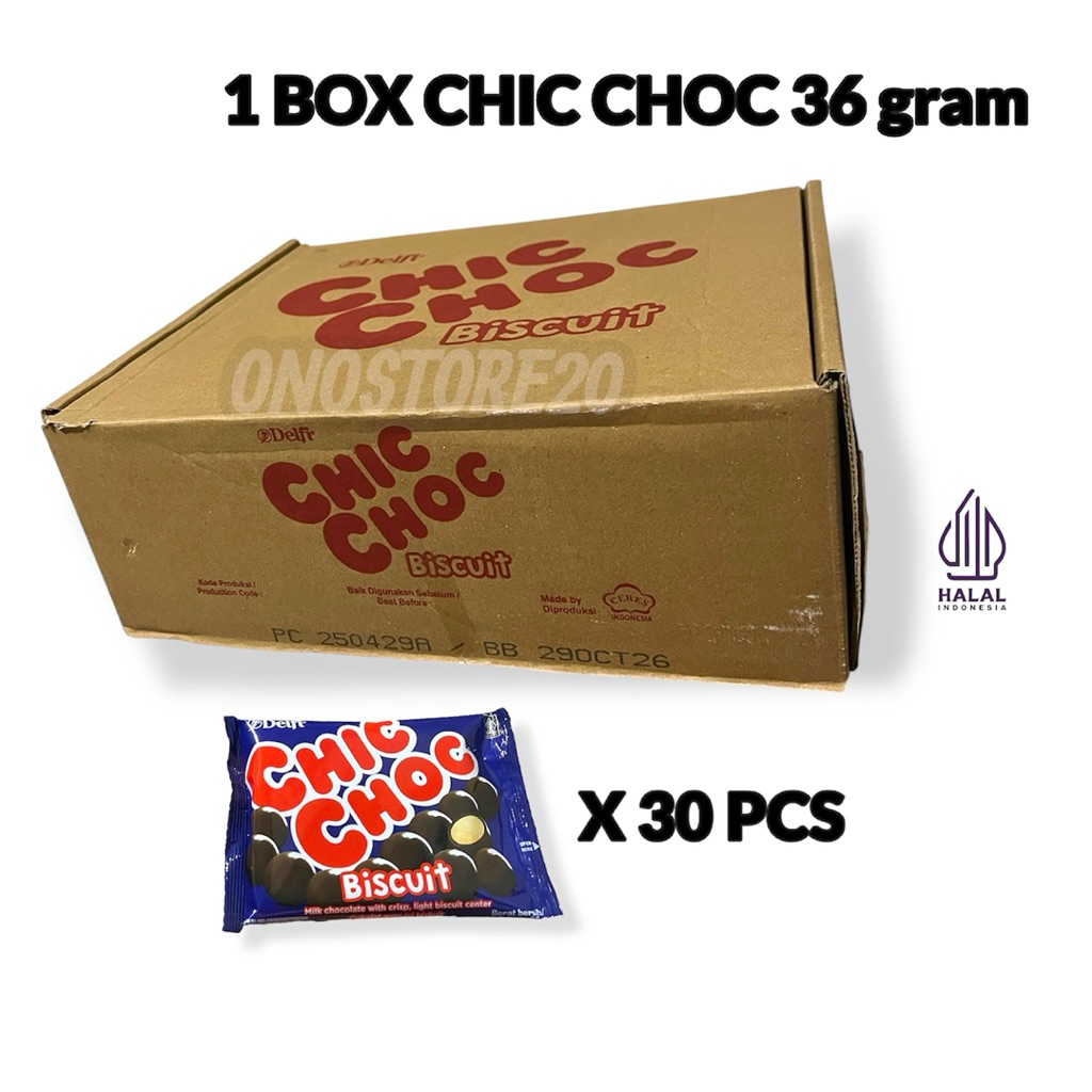 Jual 1 Box Chic Choc 36 Gram isi 30 Pcs | Shopee Indonesia
