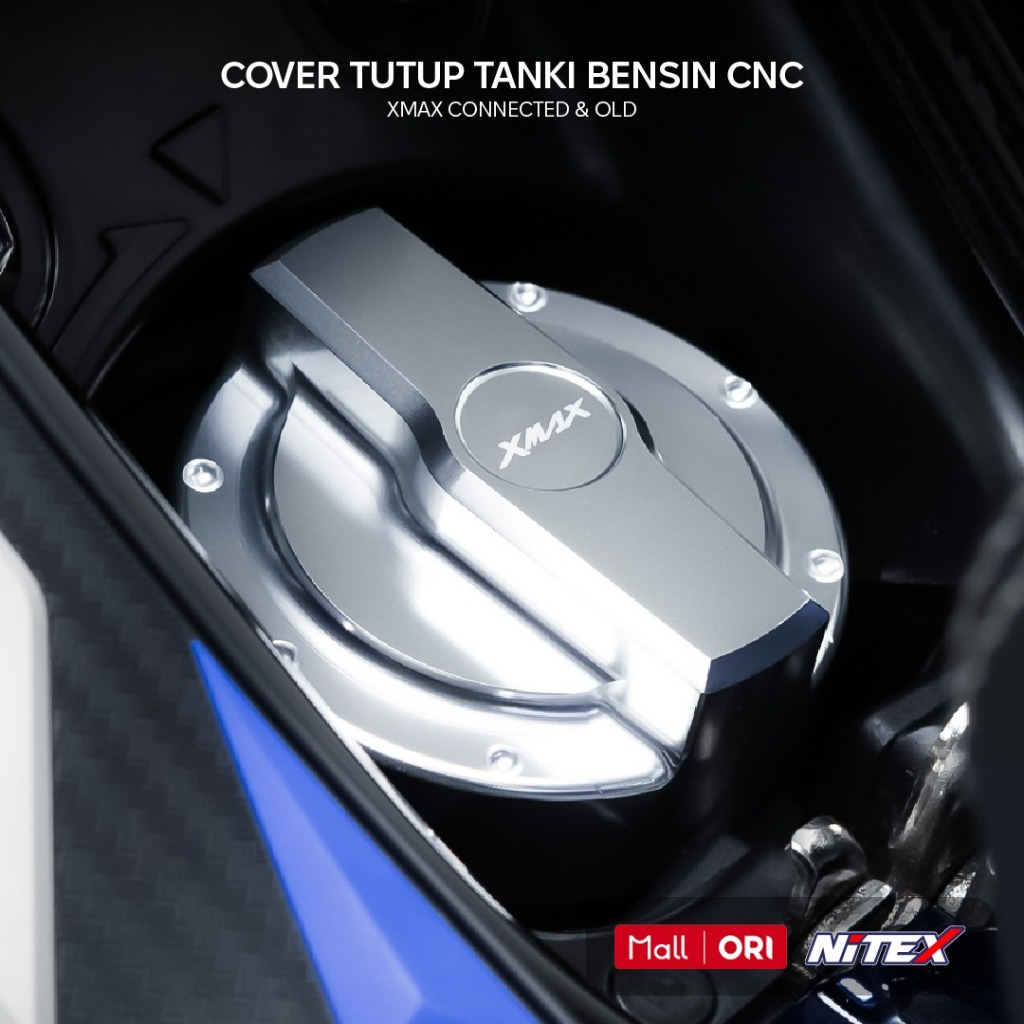 Jual Nitex Cover Tutup Tangki Bensin CNC Xmax Connected & Old | Shopee ...