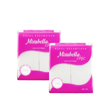 Jual MIRABELLA CHIC Facial Cotton 30gr | Kapas Kecantikan | Shopee ...