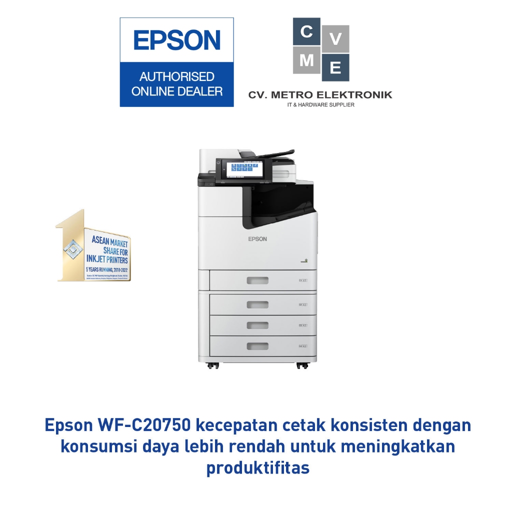 Jual PRINTER FOTOCOPI PHOTOCOPY EPSON WF-C20750 WF C20750 A3 GANTI ...
