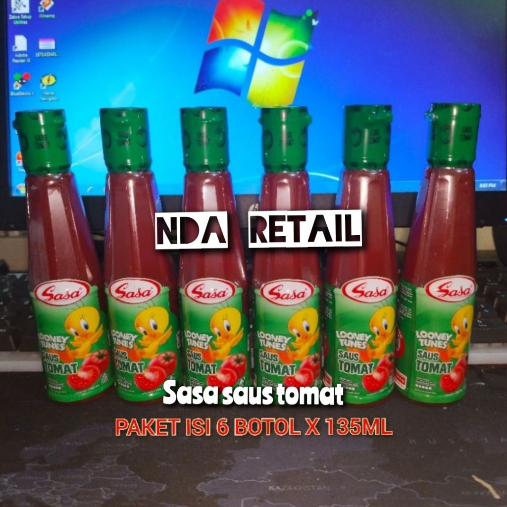 Jual ( Paket 6 Botol x 135ml ) Sasa Saus Tomat Botol | Shopee Indonesia