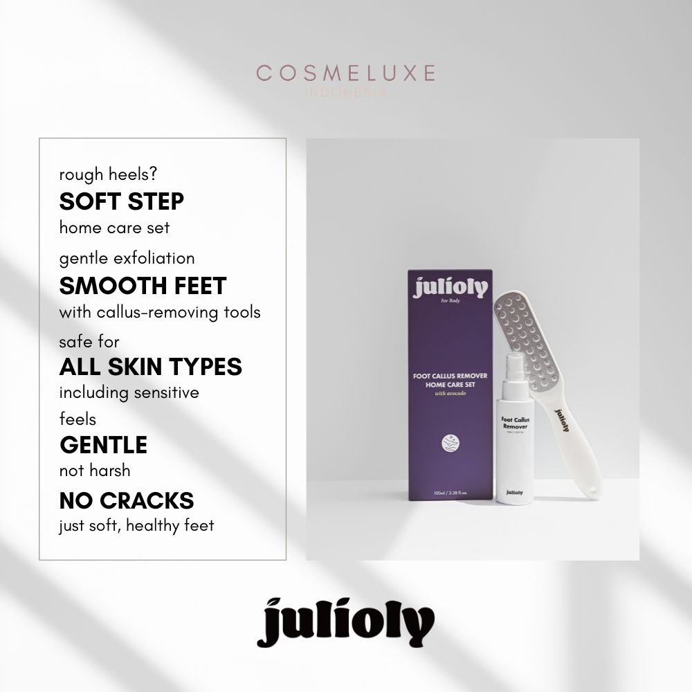 Jual JULIOLY Foot Callus Remover KrimLotion Kaki Kulit Kering Kasar ...