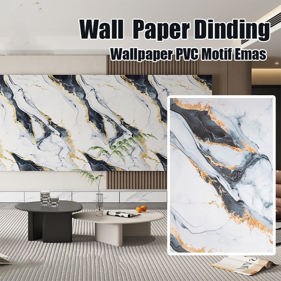 Jual ( OMG ) Wallpaper Sticker Dinding Vinyl Motif Marble Roll 120 x ...