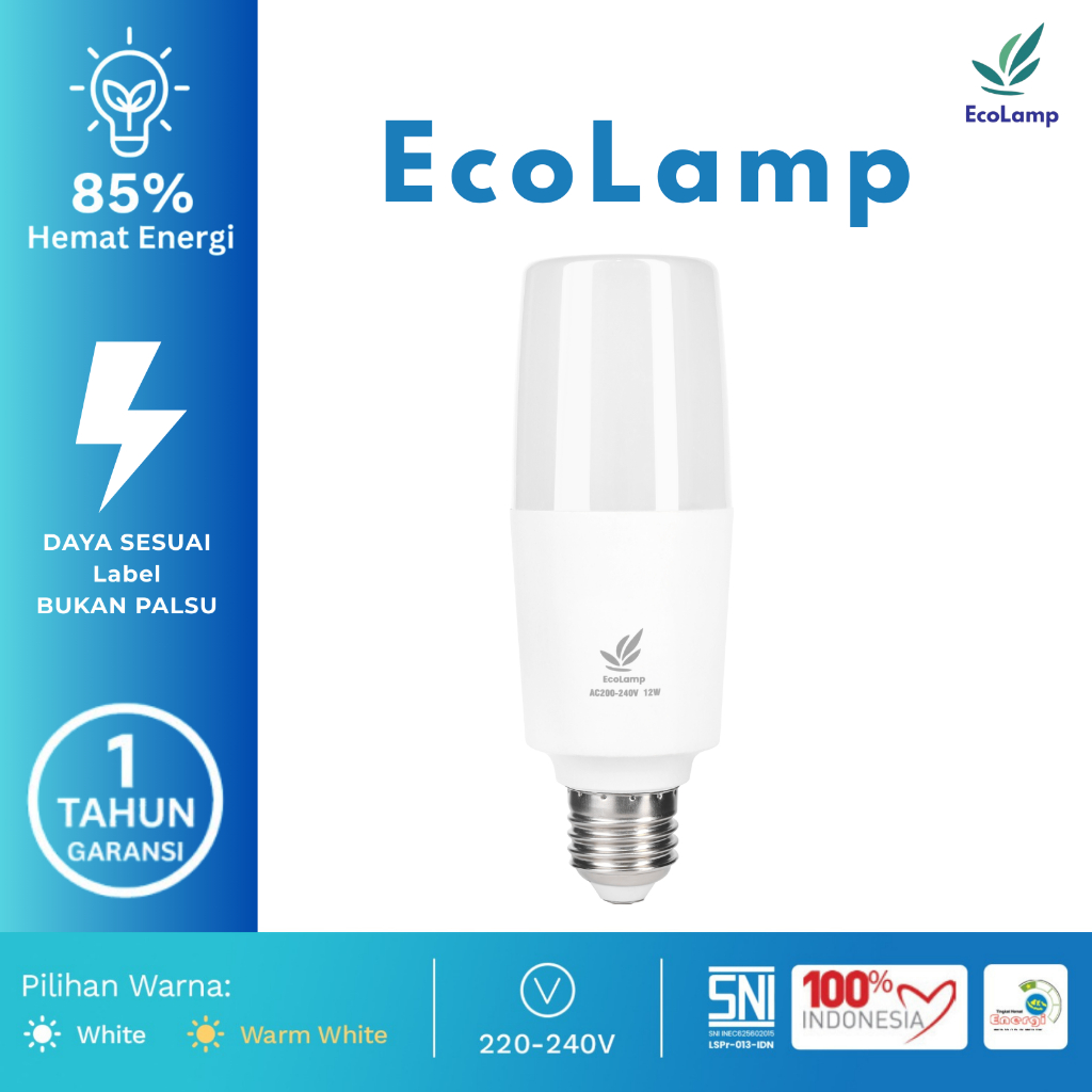Jual ECOLAMP Lampu LED Premium Standard SNI – Terang Stabil, Hemat ...