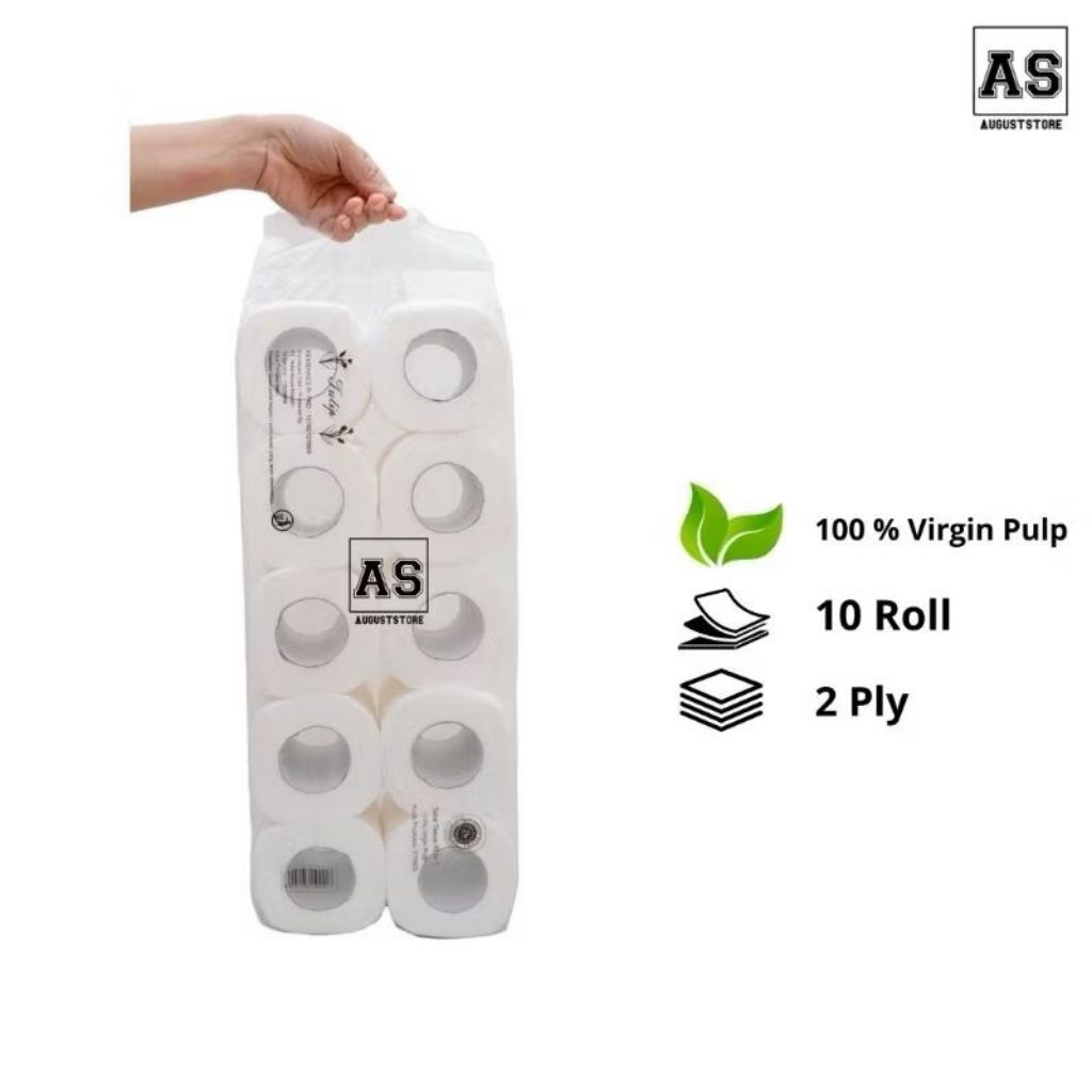 Jual TISSUE TULIP ROLL TOILET 1 PACK | Shopee Indonesia