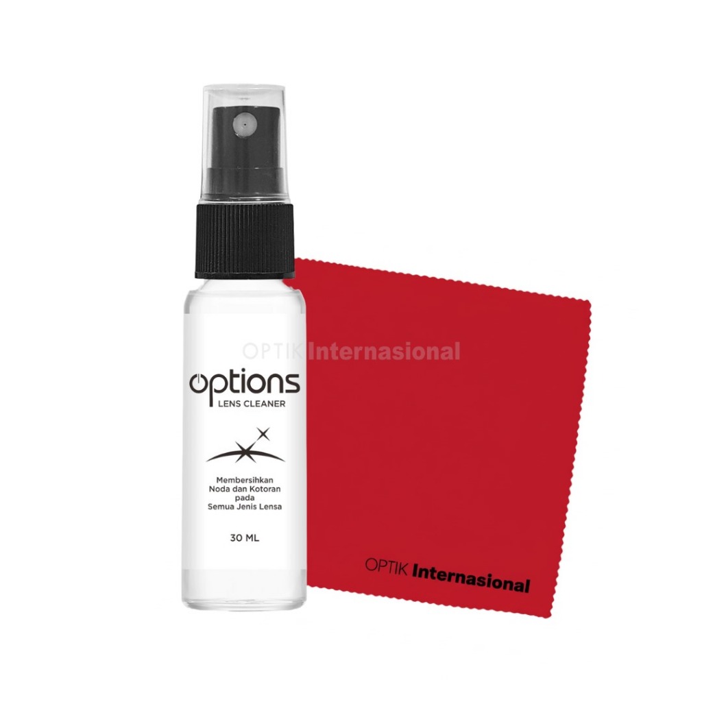 Jual Options Lens Cleaner 30ml + Cloth Kain Microfiber Pembersih ...