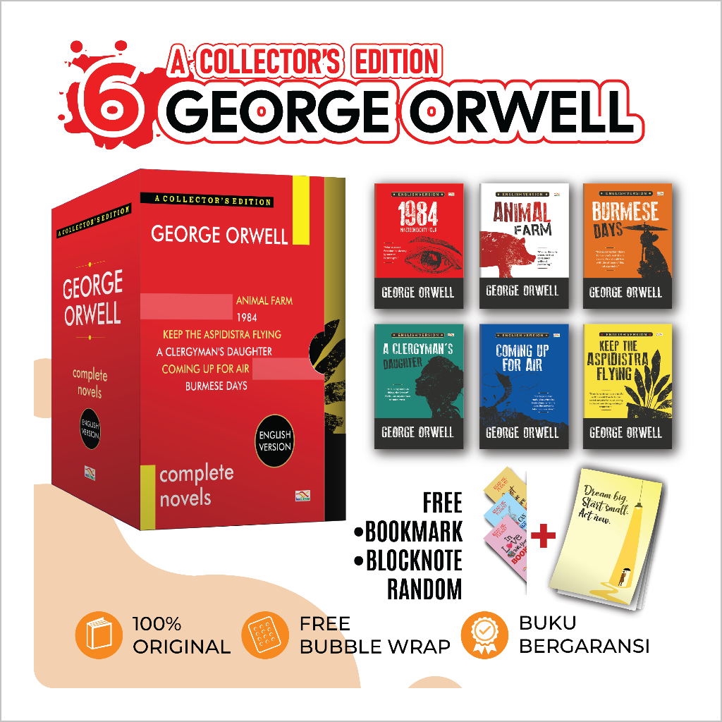 Jual Buku Novel - Box set George Orwell Animal farm 1984 English Version | Shopee Indonesia