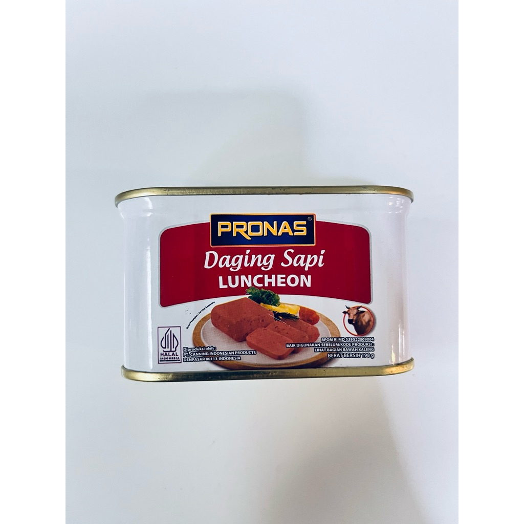Jual PRONAS beef luncheon meat 198gr || daging sapi luncheon | Shopee ...