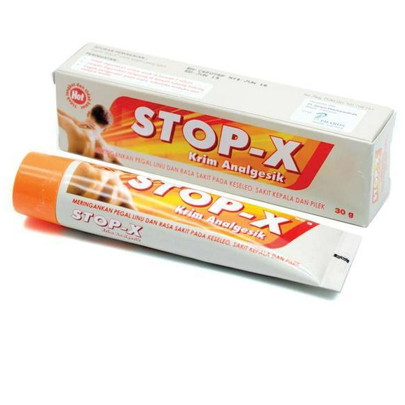 Jual Salep Stop-X Cream 30gr Analgesik / Pegal-pegal / Nyeri Otot ...