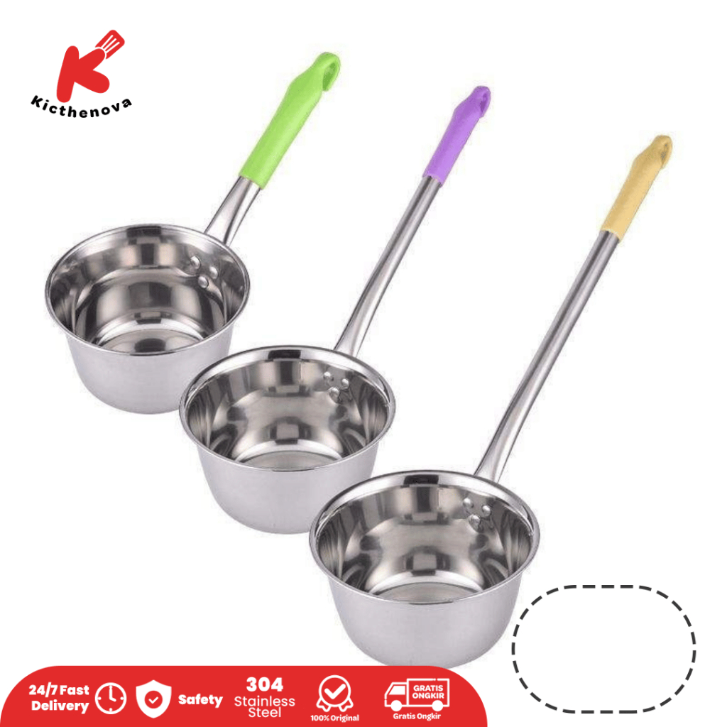 Jual Kitchenova Centong Gayung Air Panas Soup Kuah Multifungsi Gayung ...
