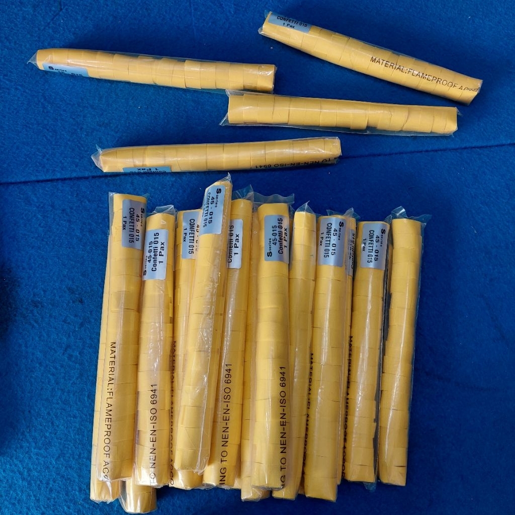 Jual kertas confetti streamer creep yellow 015 | Shopee Indonesia