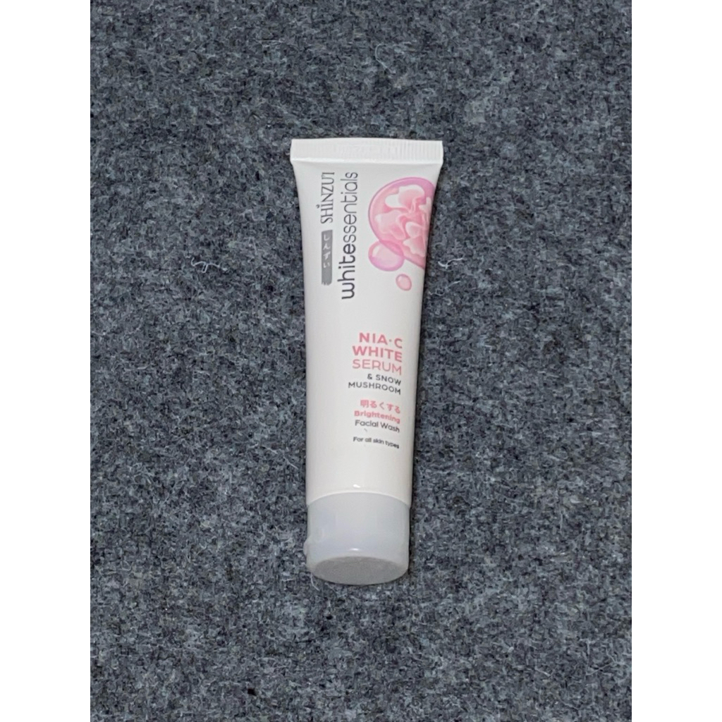 Jual Shinzui Brightening Facial Wash Snow Mushroom Mini 20ml Sabun Cuci ...