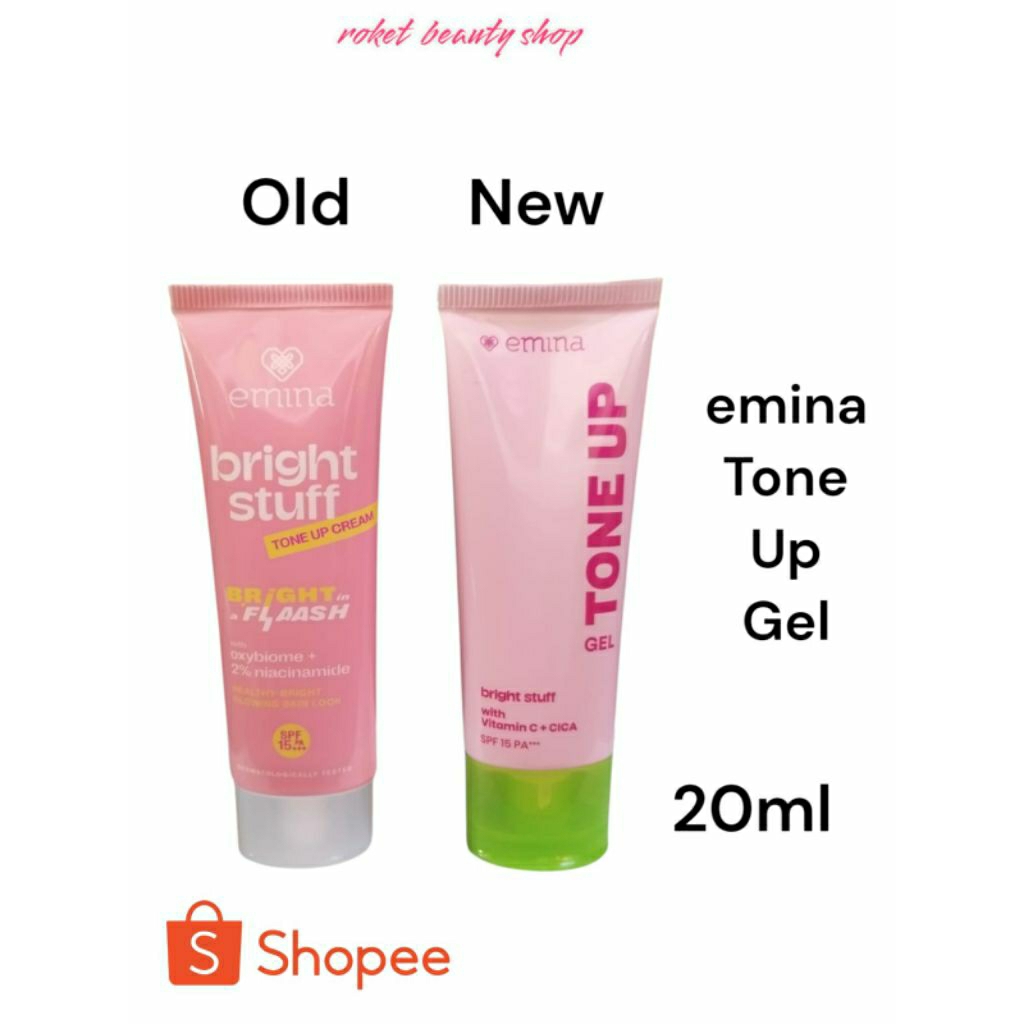 Jual Emina Bright Stuff Tone up Cream 20ml (kemasan baru) | Shopee ...