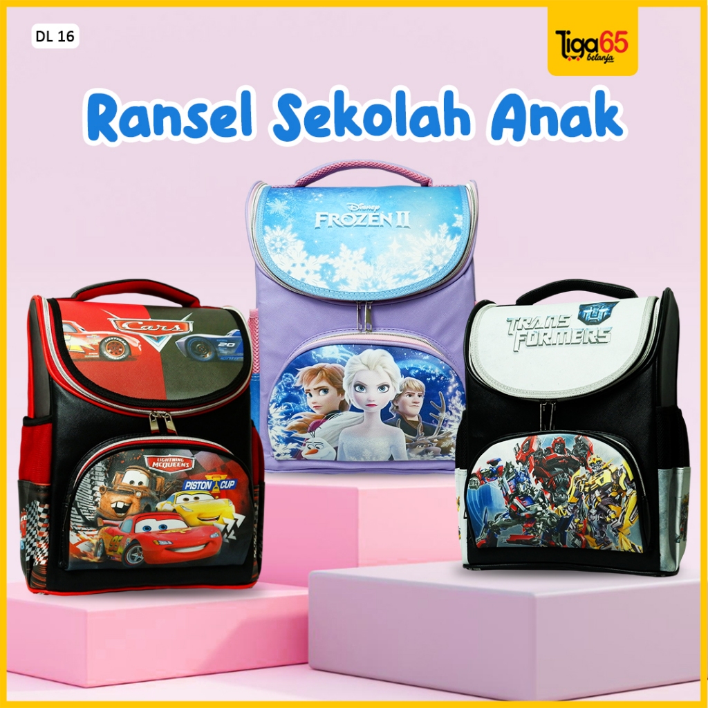 Jual Tas Sekolah Anak TK SD / Tas Anak Karakter / Tas Sekolah DL 16 ...