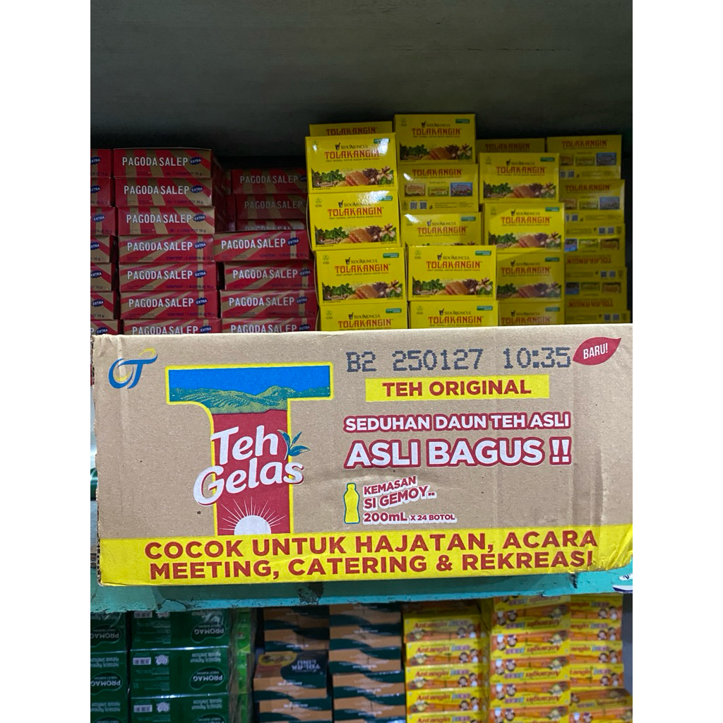 Jual Teh Gelas Botol 1 Dus Isi 24 Harga Terlengkap & Harga Terbaru Juni ...