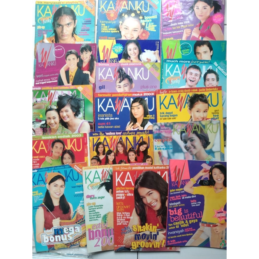 Jual majalah bekas Majalah KAWANKU edisi tahun 2000, 2001, 2003, 2004 ...