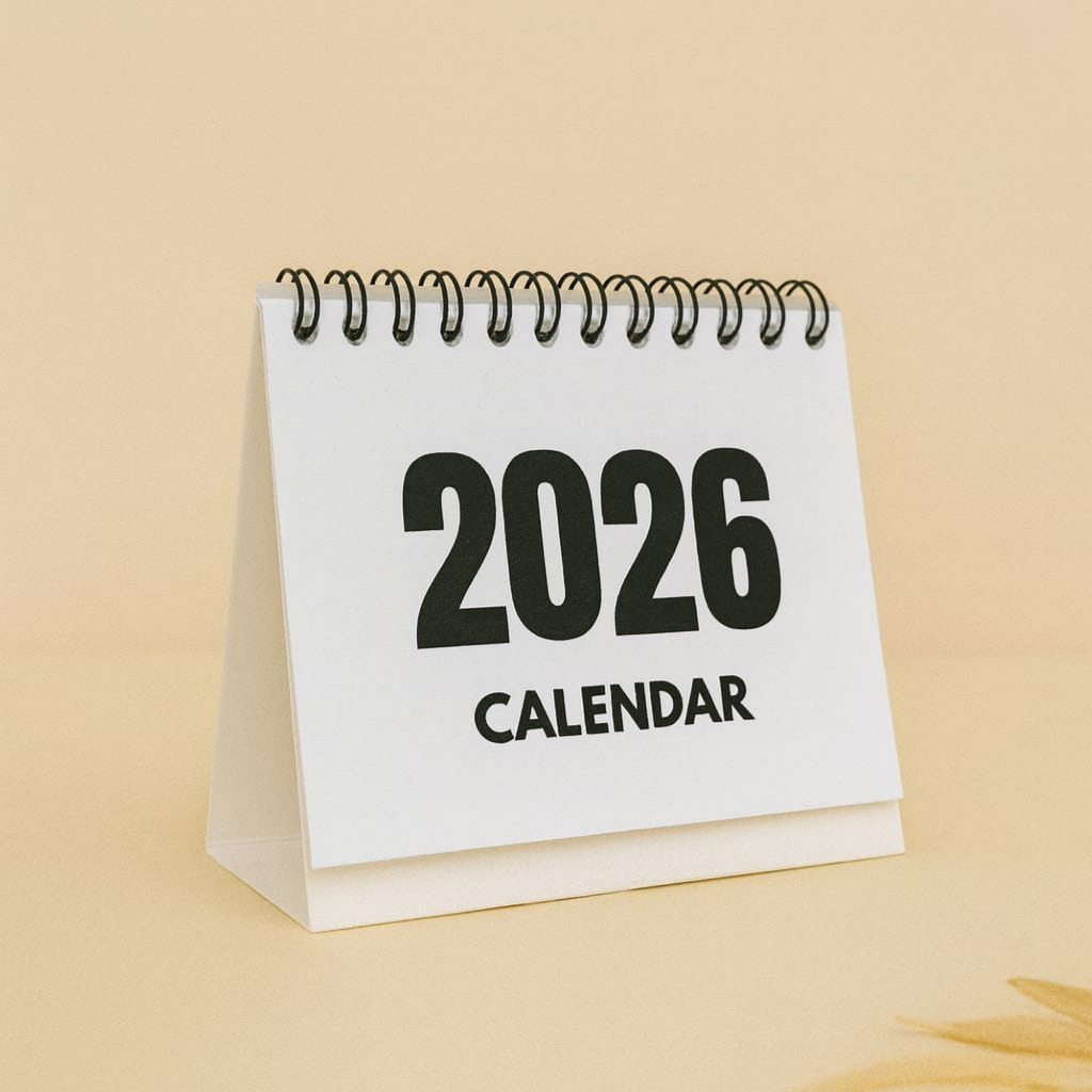 Jual Kalender Meja A6 Landscape Tahun 2026 Tanggal Merah Lengkap Harga ...