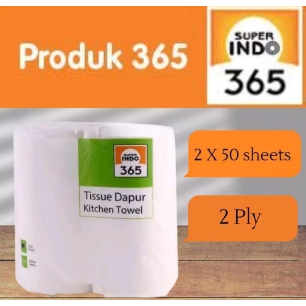 Jual 365 tissue dapur kitchen towel | Shopee Indonesia