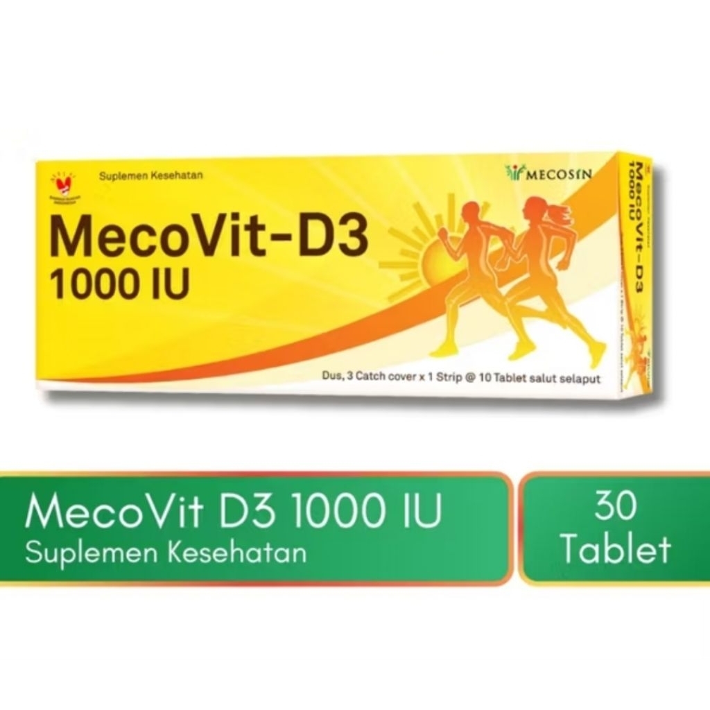 Jual Mecovit vitamin D3 1000 IU ( 1box isi 30tablet) | Shopee Indonesia
