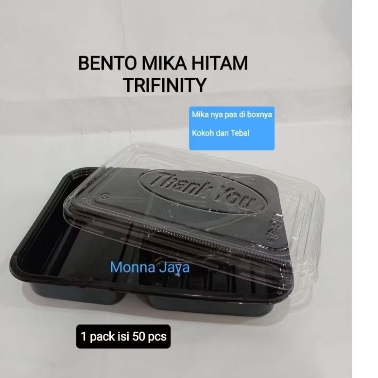 Jual Mika Bento Sekat 4 TRIFINITY/ INTERPACK /Mika Bento Bintang/ Box ...