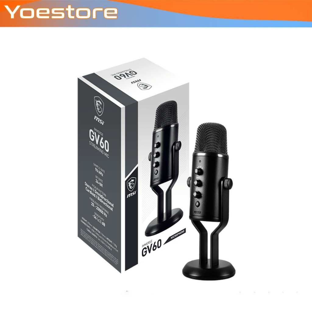 Jual MSI IMMERSE GV60 STREAMING MIC | Shopee Indonesia