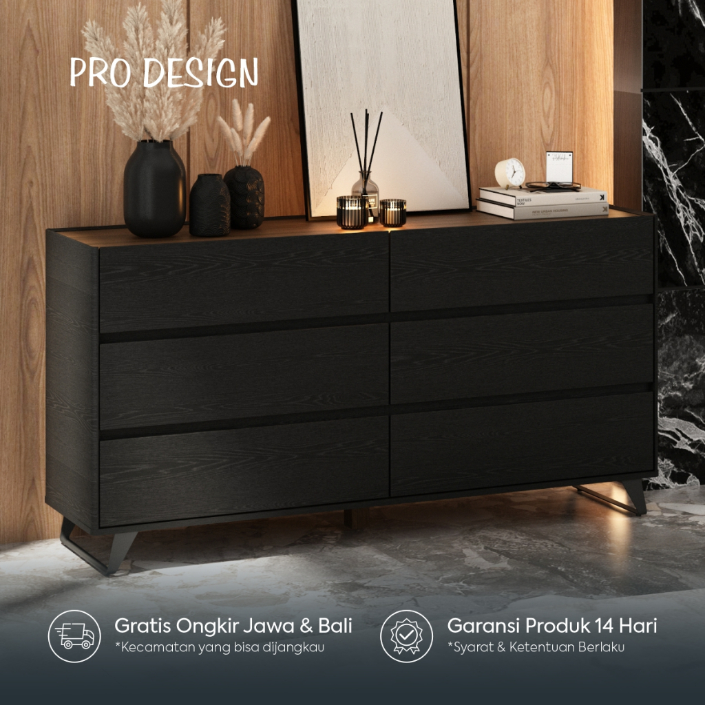 Jual Pro Design Nikita CD3+3 Lemari Laci | Shopee Indonesia