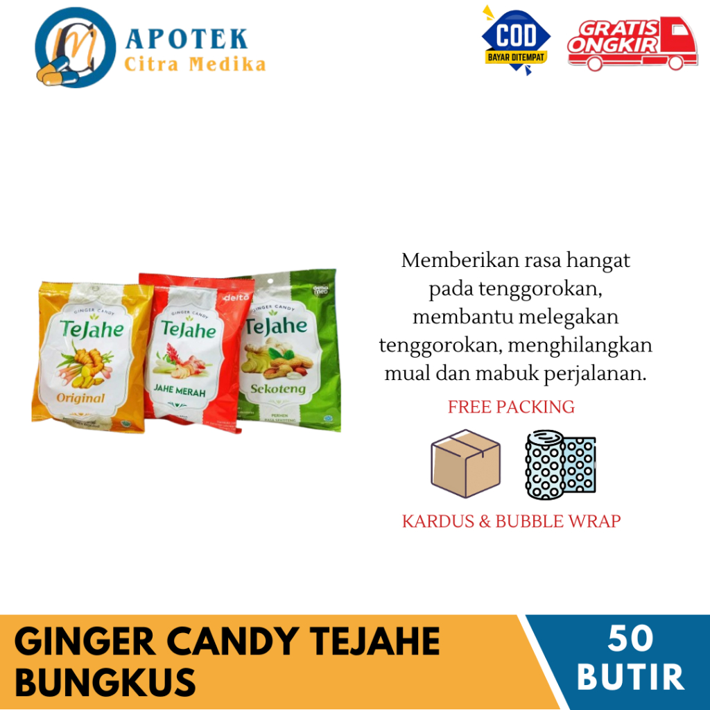 Jual GINGER CANDY 𝐓𝐄𝐉𝐀𝐇𝐄 𝟏 𝐁𝐔𝐍𝐆𝐊𝐔𝐒 𝐈𝐒𝐈 𝟓𝟎 𝐁𝐔𝐓𝐈𝐑 - Permen Memberikan ...