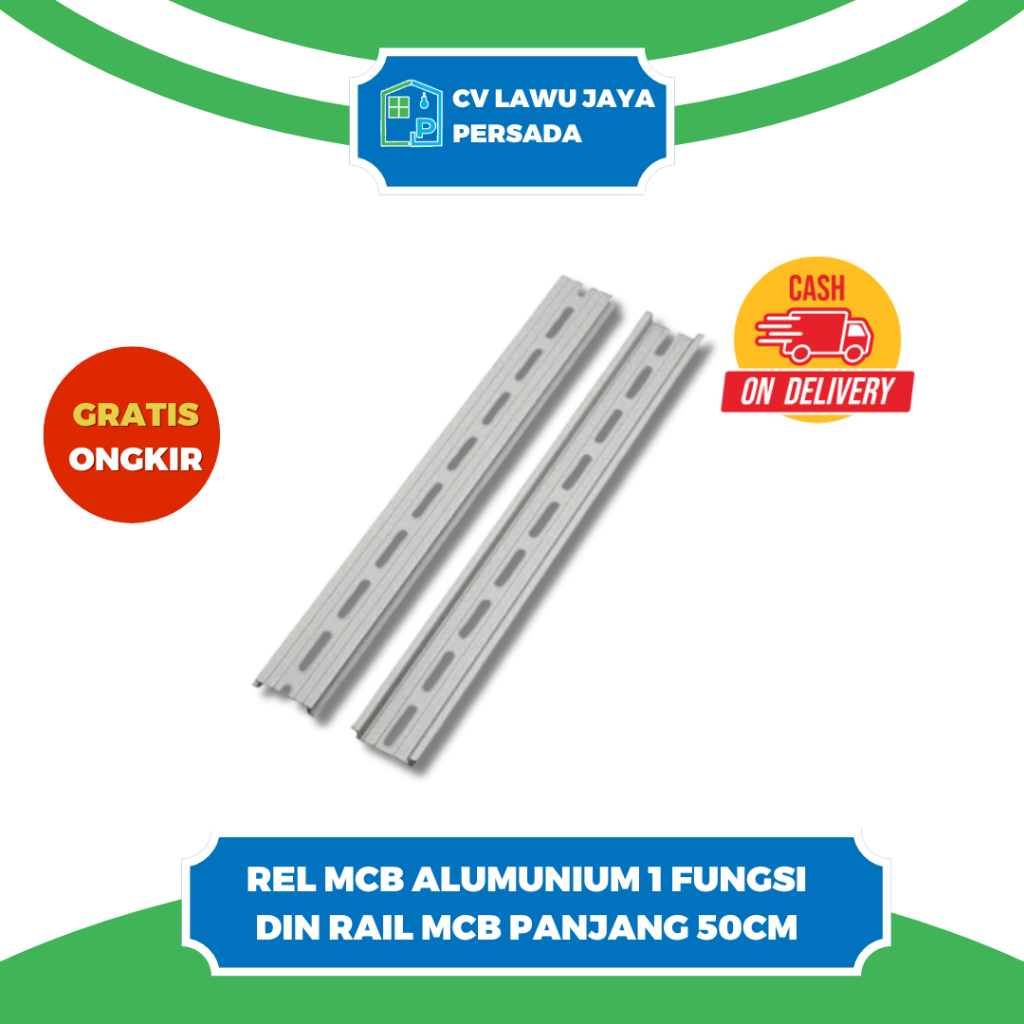 Jual REL MCB ALUMUNIUM 1 FUNGSI DIN PANJANG 50CM | Shopee Indonesia
